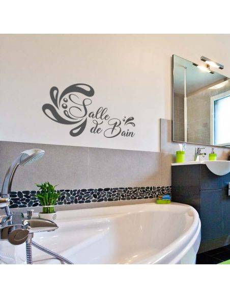 Stickers salle de bain. Sticker mural et adhésif salle de bain