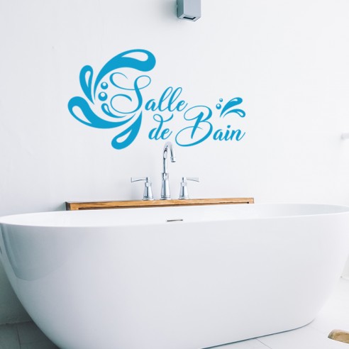 Stickers salle de bain. Sticker mural et adhésif salle de bain