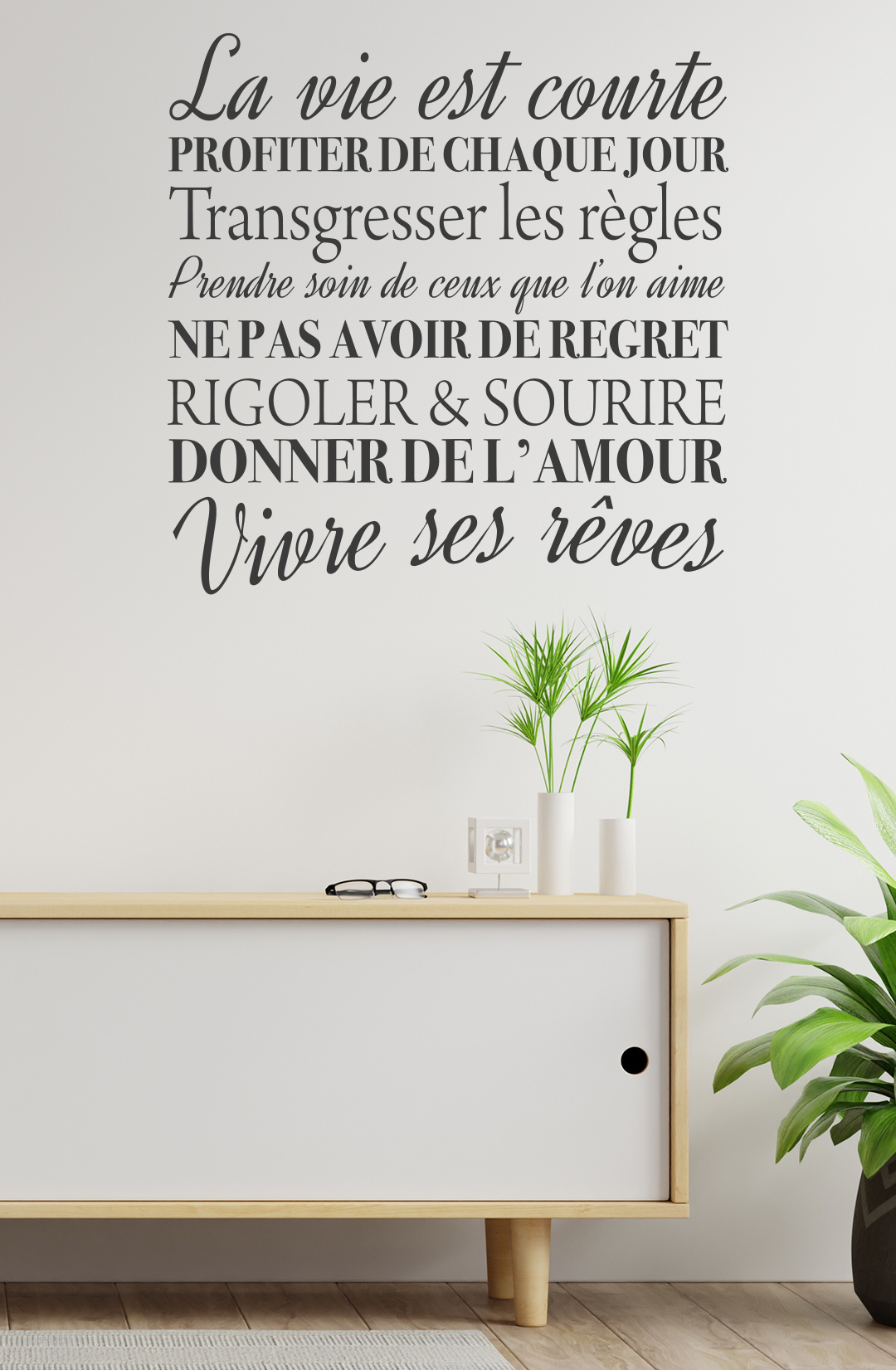 Décoration murale positive : Décorer son intérieur avec textes et citations