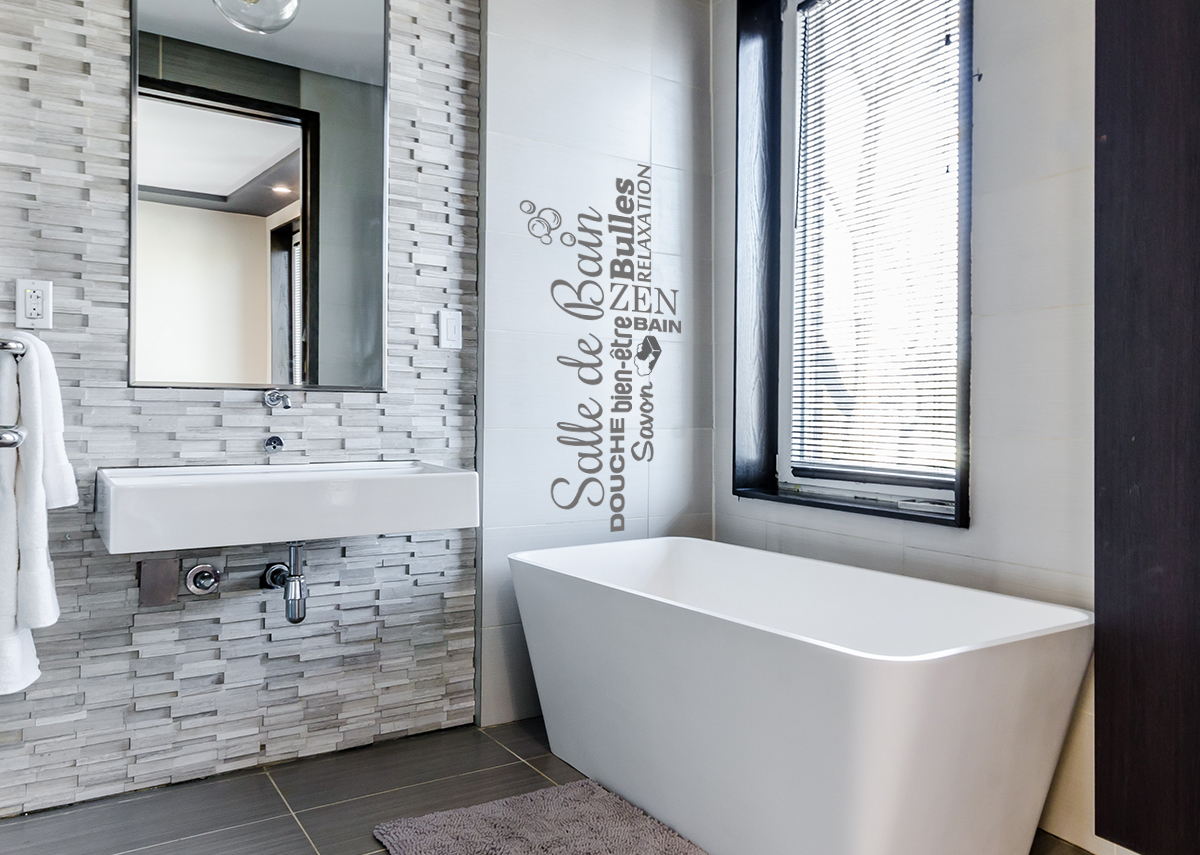 Stickers salle de bain : 5 Idées pour décorer avec des stickers et adhésifs