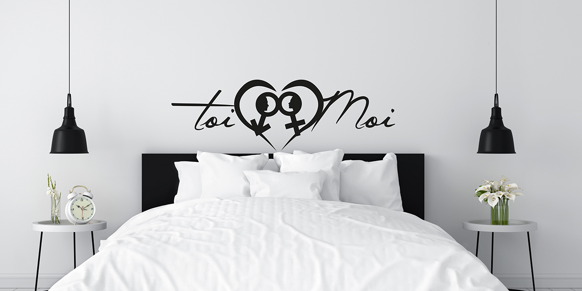 Stickers amour : ce qu’il faut savoir . Décorez avec des stickers muraux