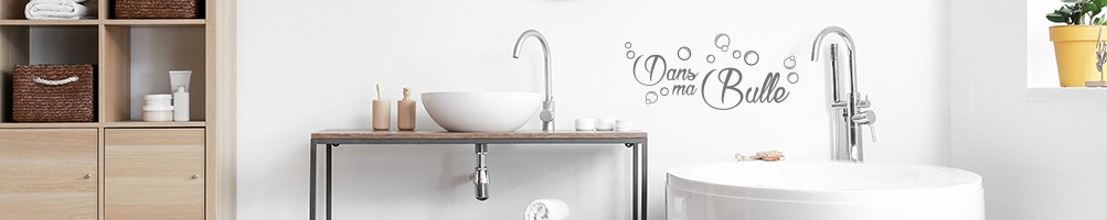 Stickers muraux pour la salle de bain - Décoration de salle de bain ...
